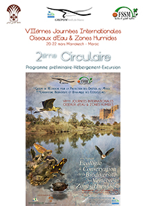 2ème circulaire des VIIèmes Journées Internationales Oiseaux d'Eau et ...